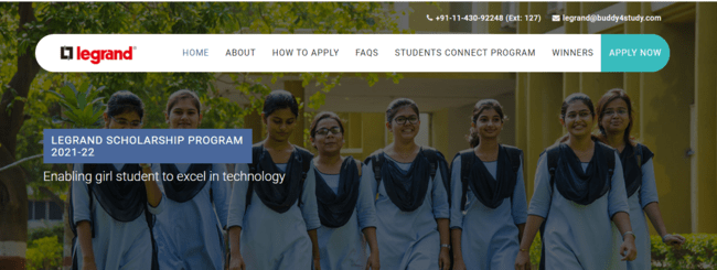 Legrand Scholarship 2024: Apply Online, Eligibility, Status