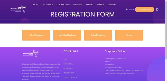 Humming Bird Olympiad 2023: Registration, Login & Exam Date
